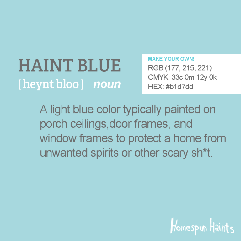 Haint Blue | Paranormal Southern Folklore