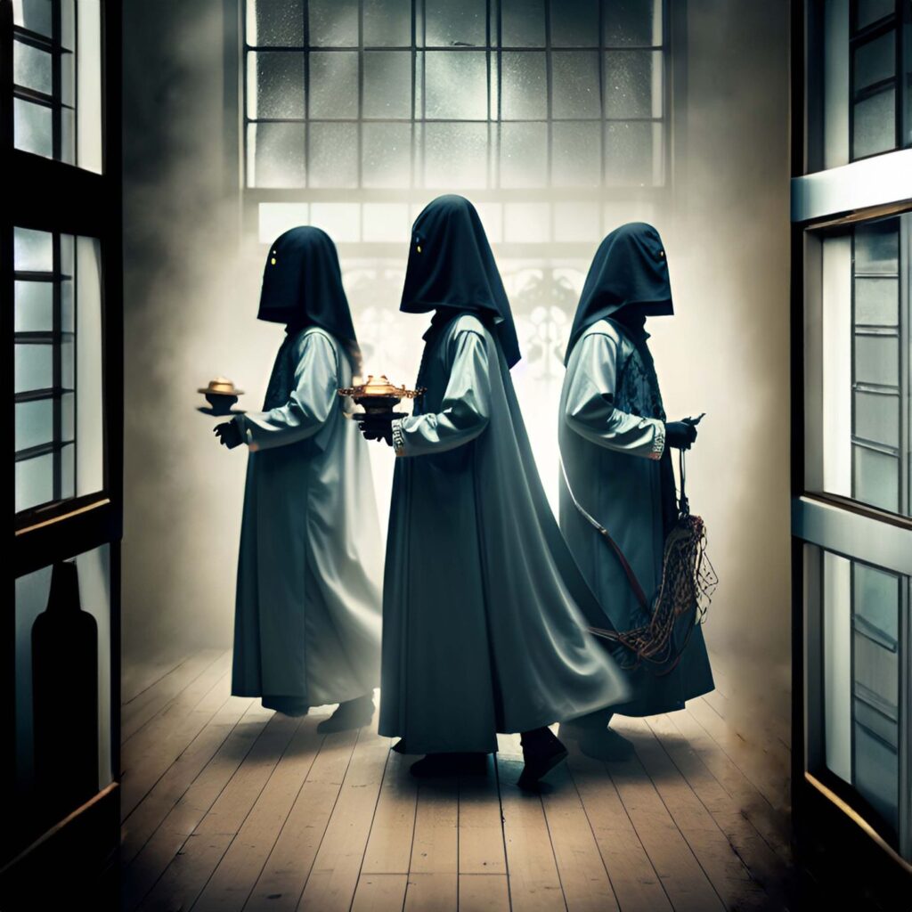 Three true short ghost stories: An Unholy Trinity of Ghosts